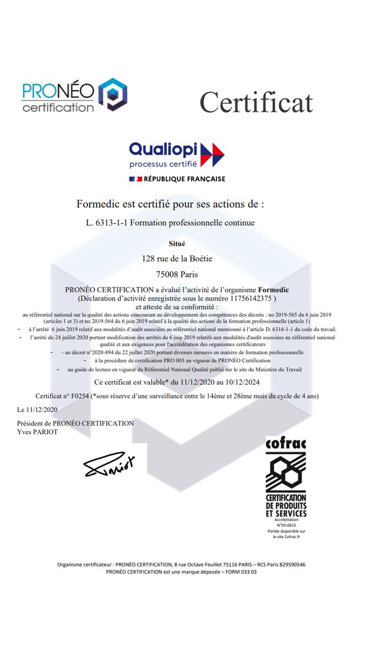 Les forces de Formedic - Formedic